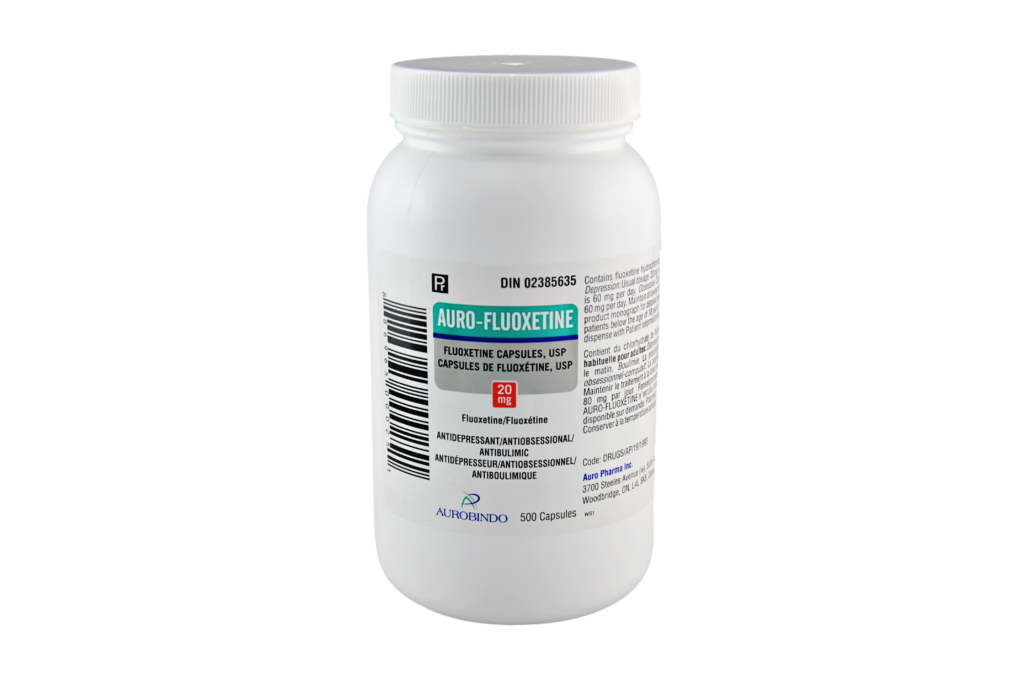 Auro-Fluoxetine 20mg Cap 500 Btl - Auro Pharma Canada