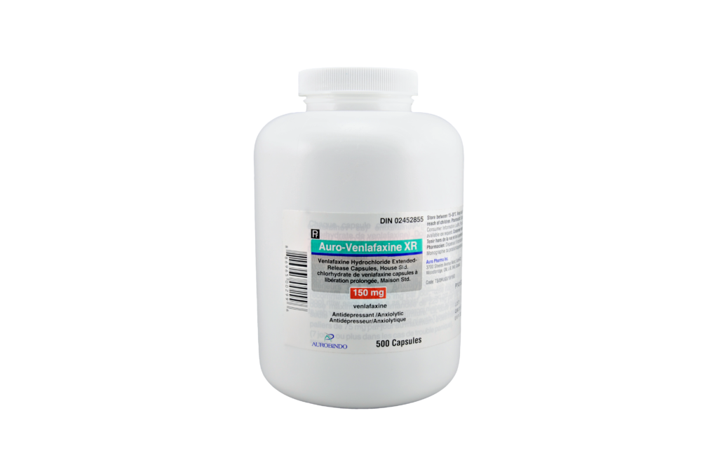 Auro-Venlafaxine XR 150mg Cap 500 Btl - Auro Pharma Canada