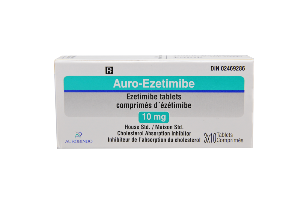 Auro-Ezetimibe 10mg Tab 3x10 Blst - Auro Pharma Canada