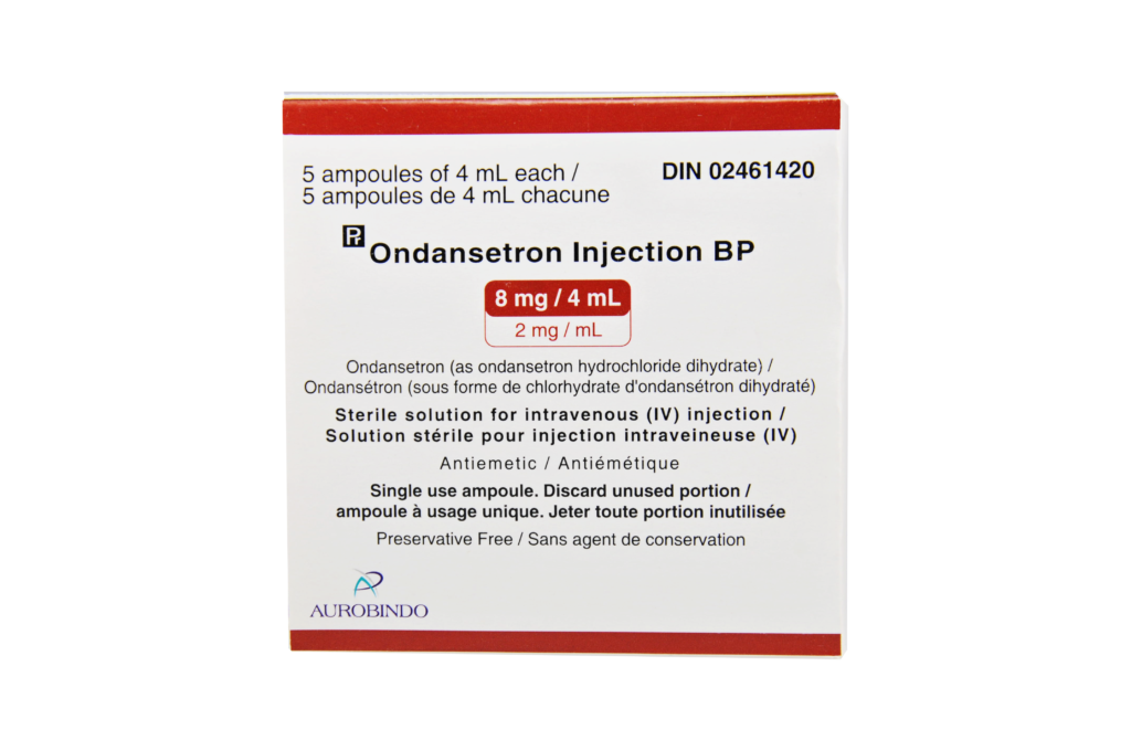 Ondansetron Injection BP, 8mg/4ml - Auro Pharma Canada
