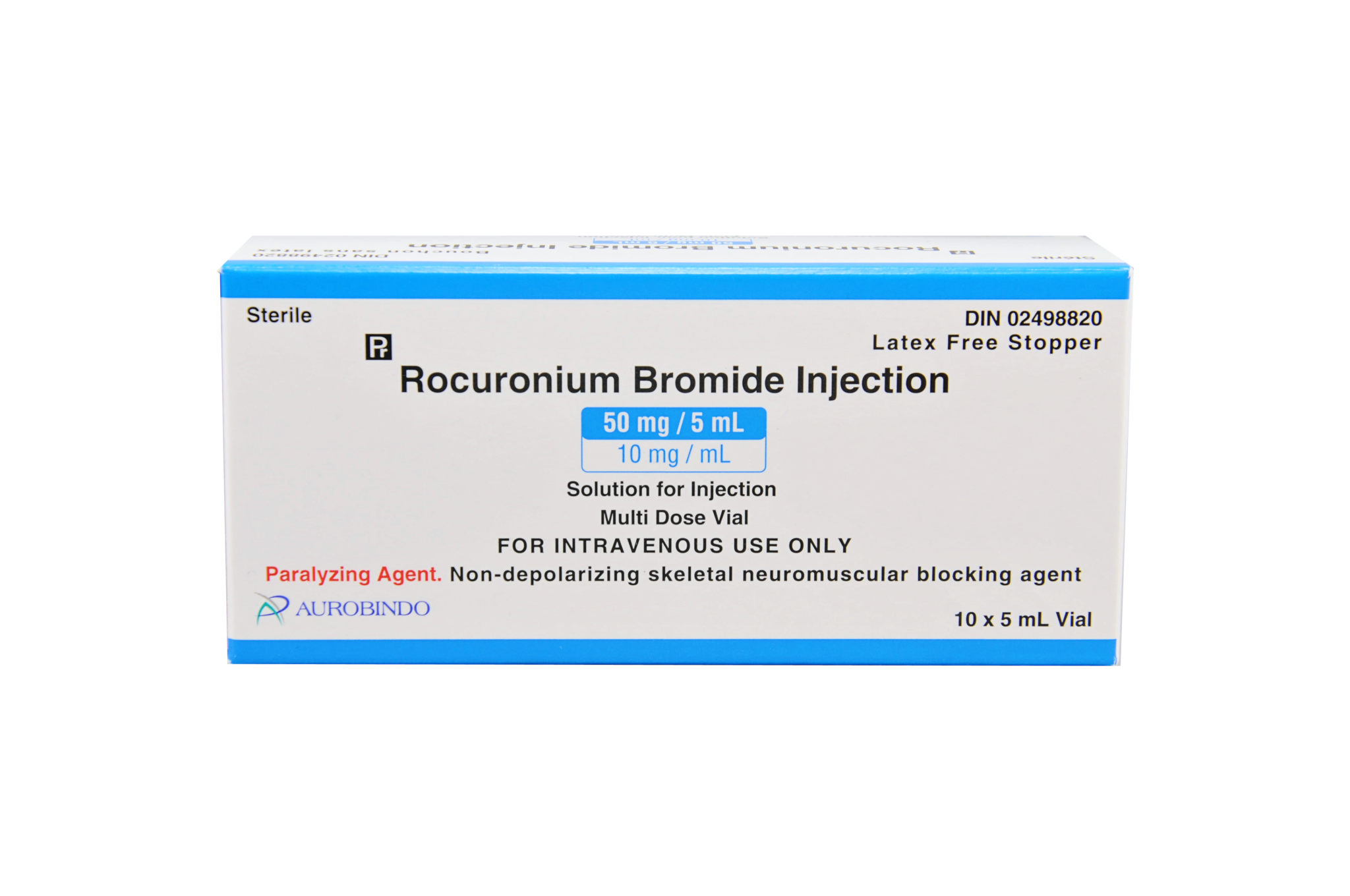 Rocuronium Bromide Injection, 50mg/5ml - Auro Pharma Canada