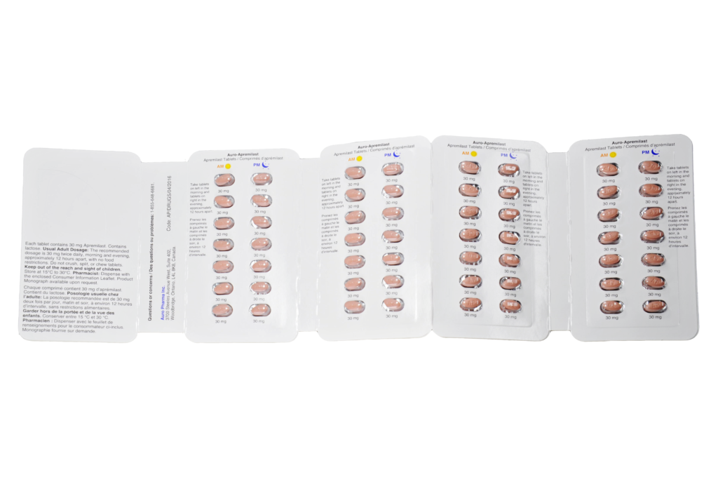Auro-Apremilast 30mg Tab 56 Blst - Auro Pharma Canada