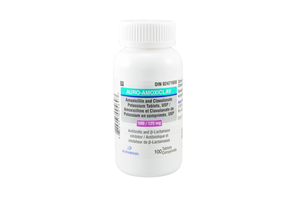 Auro-Amoxiclav 500mg/125mg - Auro Pharma Canada